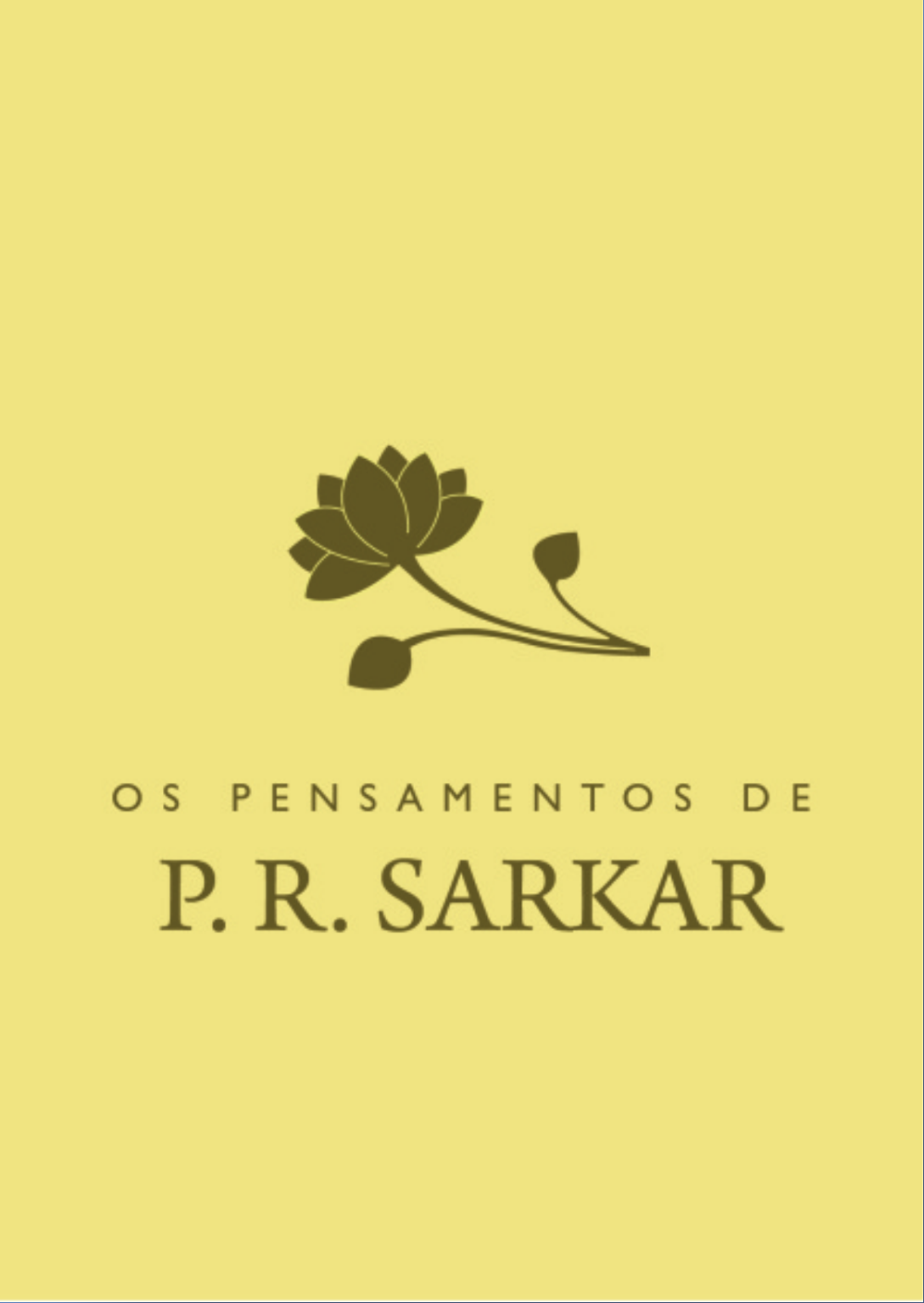 Os Pensamentos de P. R. Sarkar (Capa Fina) – Ananda Marga Publicações